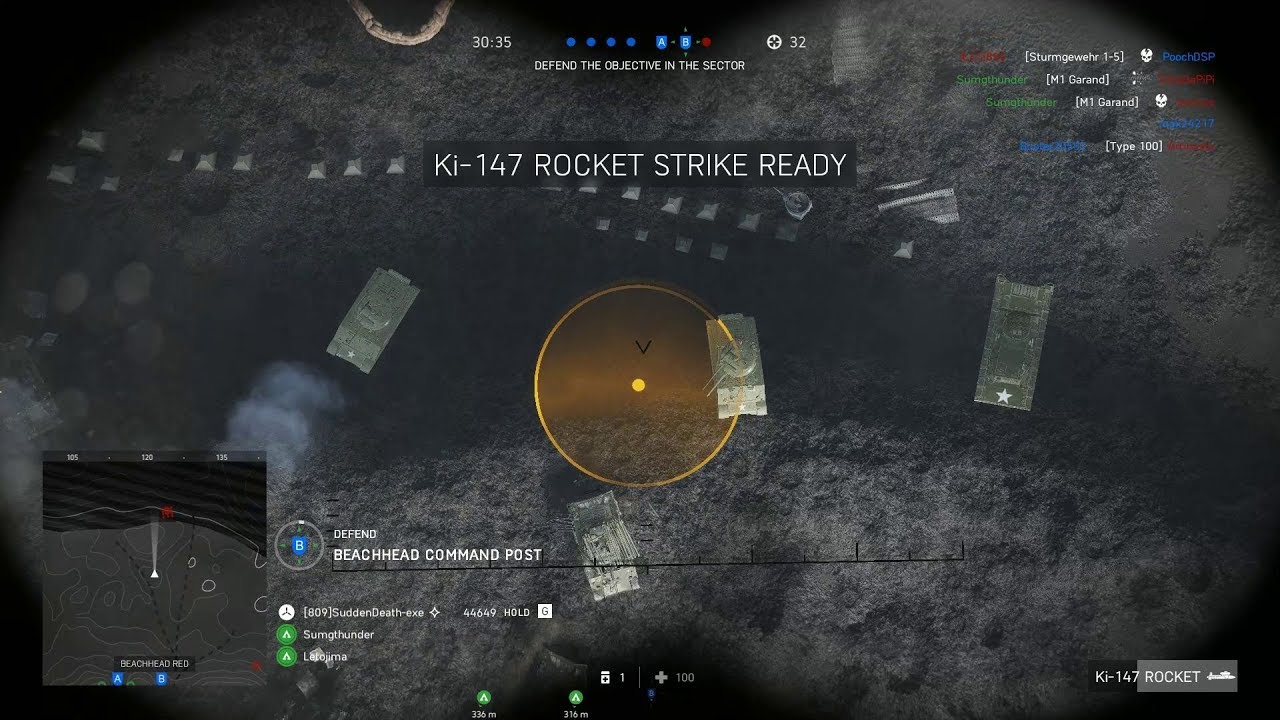 Battlefield V - ki-147 Rocket decimates 3 tanks - YouTube