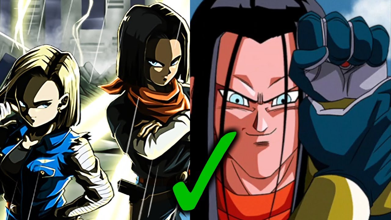 EZA AGL LR ANDROIDS 17 & 18 & LR SUPER ANDROID 17 ROTATION! | DBZ ...