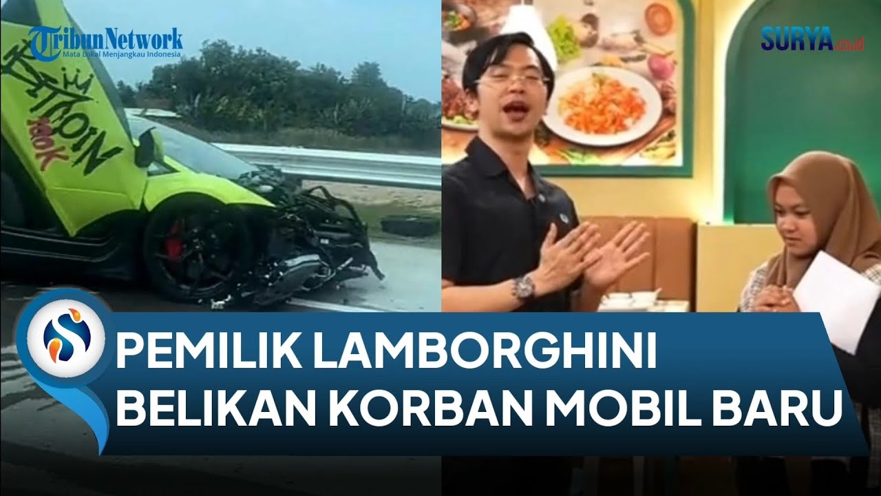 'Happy Ending' Laka Lamborghini vs S-Presso di Tol Jombang, Gabriel Rey ...