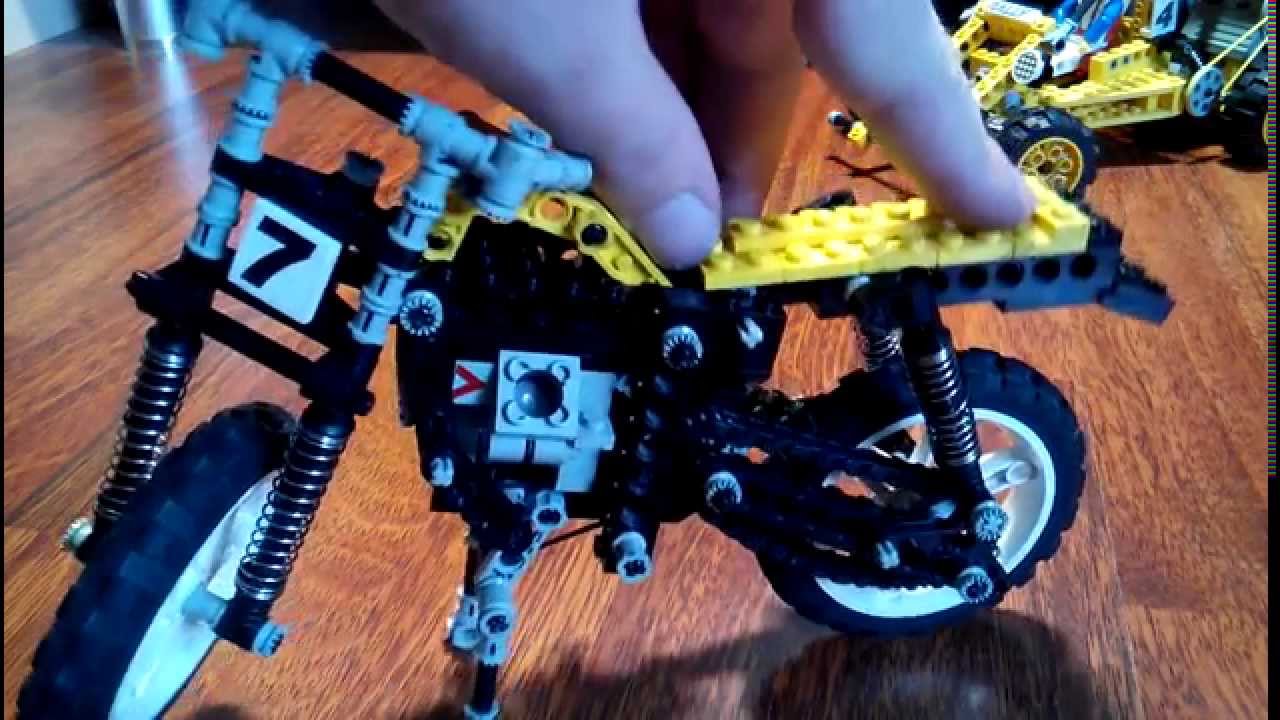Lego Technic Motorcycle 8838 - YouTube