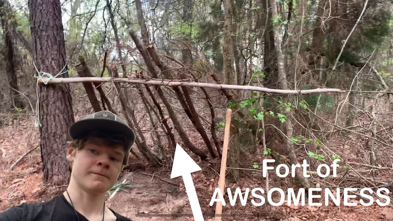 I made the best survival fort ever - YouTube