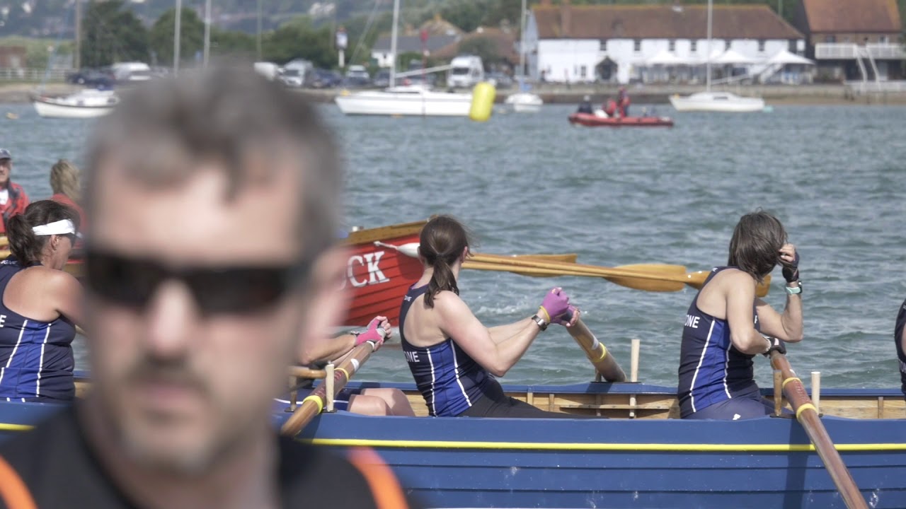 Gig Boat Racing // Insane Drone Shots of Boat Race // Langstone Regatta ...
