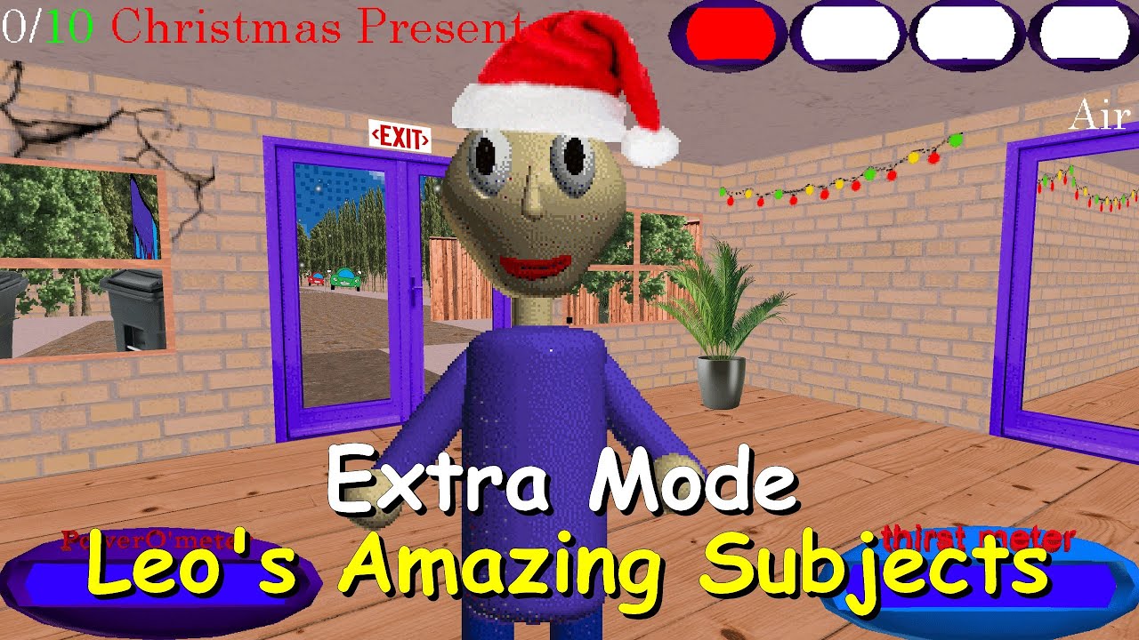 Leo's Amazing Subjects: Extra Mode Update - Baldi's Basics Mod - YouTube