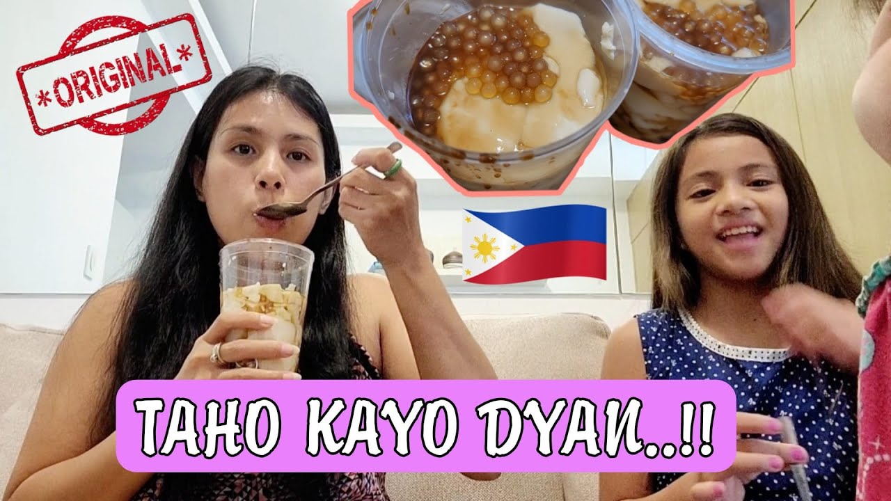 The Famous Taho in The Philippines 🇵🇭 😍 - YouTube