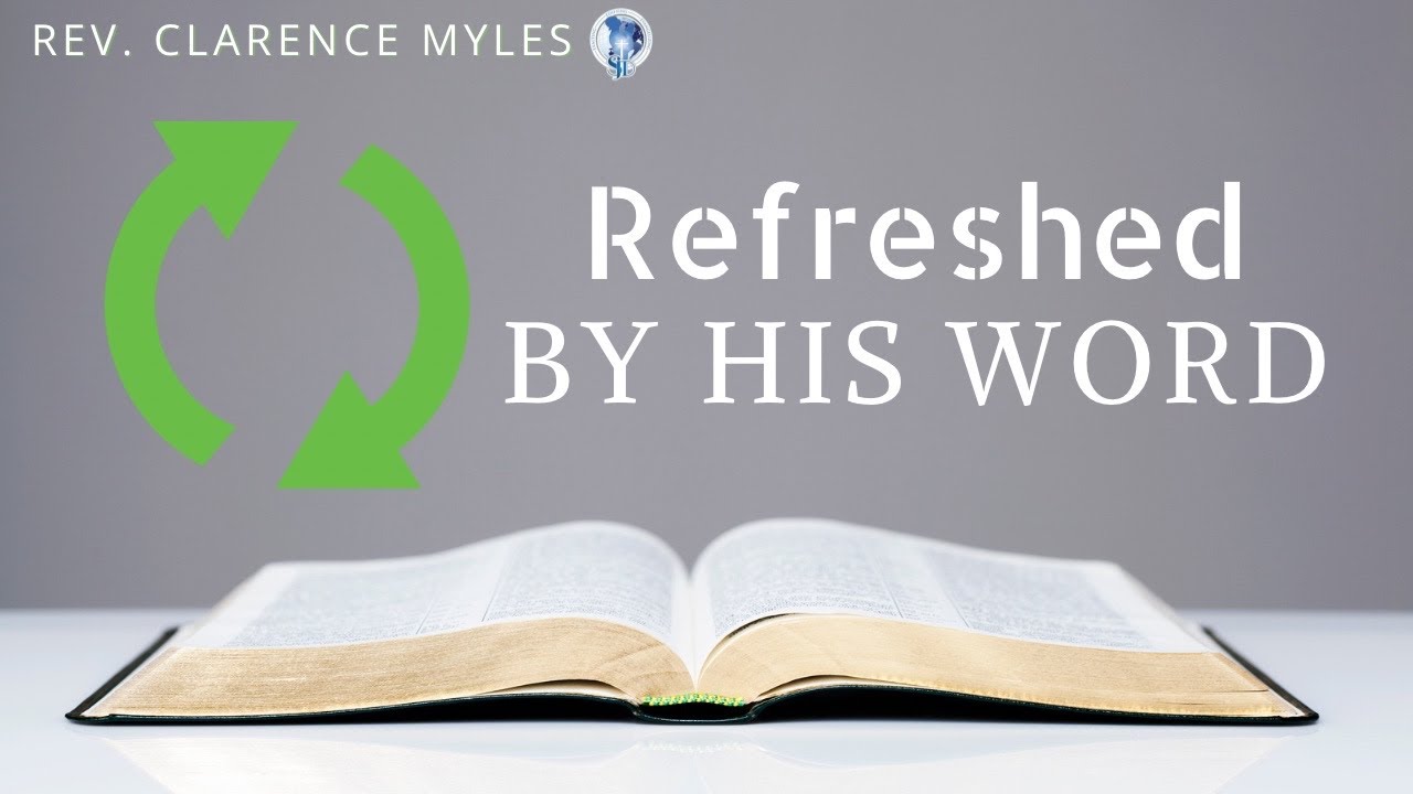 "REFRESHED By His Word" | Psalms 119: 49-50 | St John Divine | Dr ...