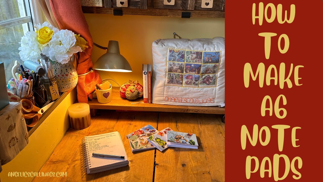 DIY Notepads from Old Greeting Cards | Easy Handmade Notebook Tutorial - YouTube