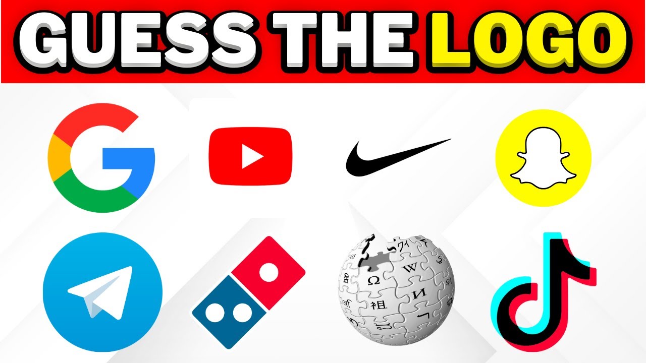 GUESS The 50 LOGO QUIZ | 50 FAMOUS LOGOS | Logo TRIVIA - YouTube