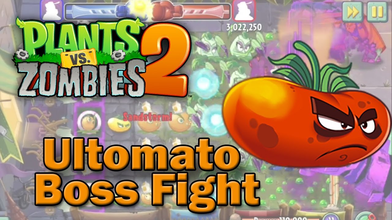 Ultomato Boss Fight Tournament. Plants vs. Zombies 2 Arena. - YouTube