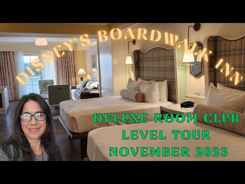 Disney's Boardwalk Inn Resort Deluxe Room Club Level Tour/Boardwalk ...