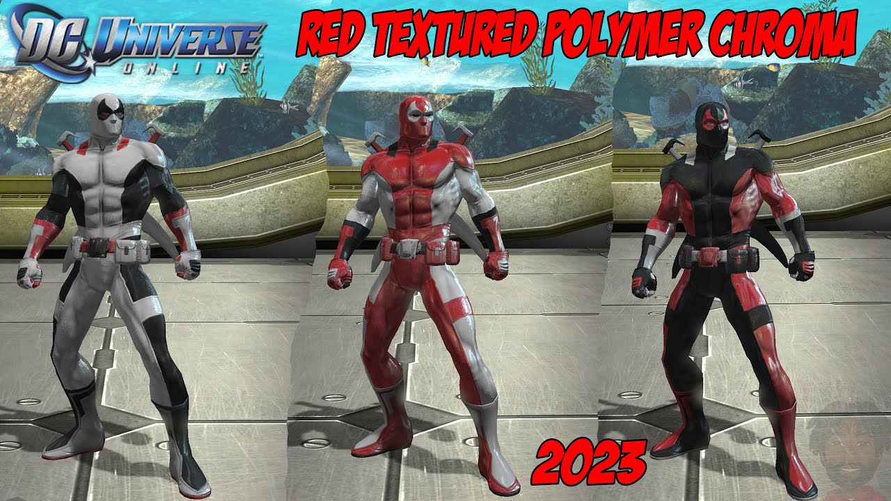 DCUO RED TEXTURED POLYMER CHROMA 2023 BOOSTER BUNDLE - YouTube