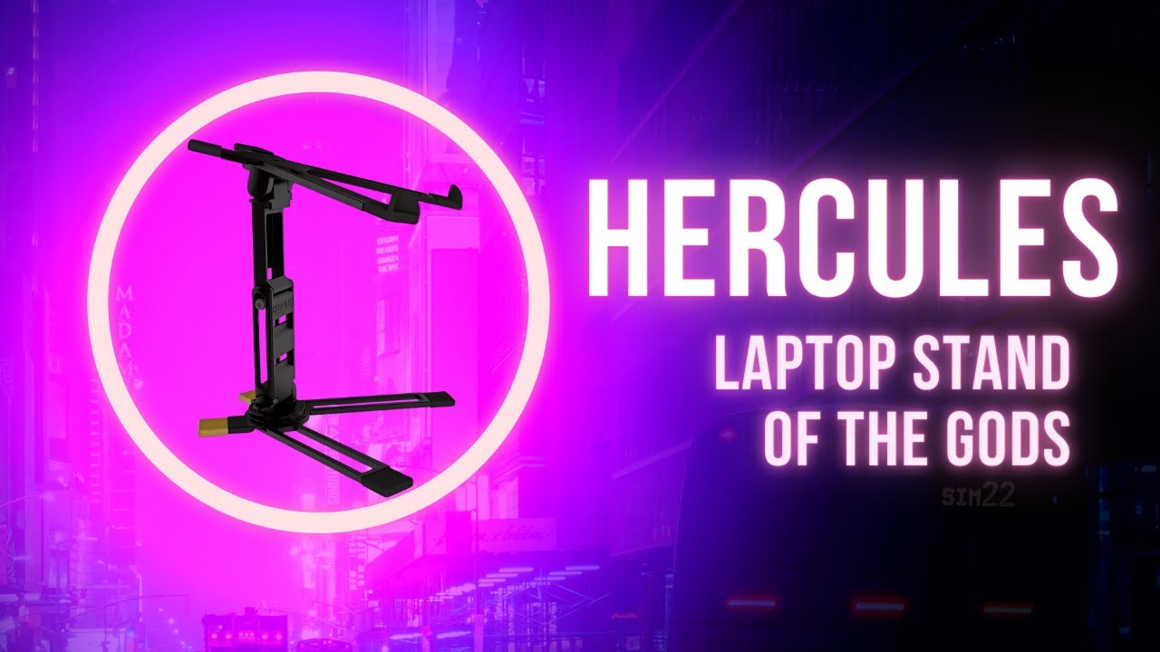 Product Review - Hercules Laptop Stand DG400BB - YouTube