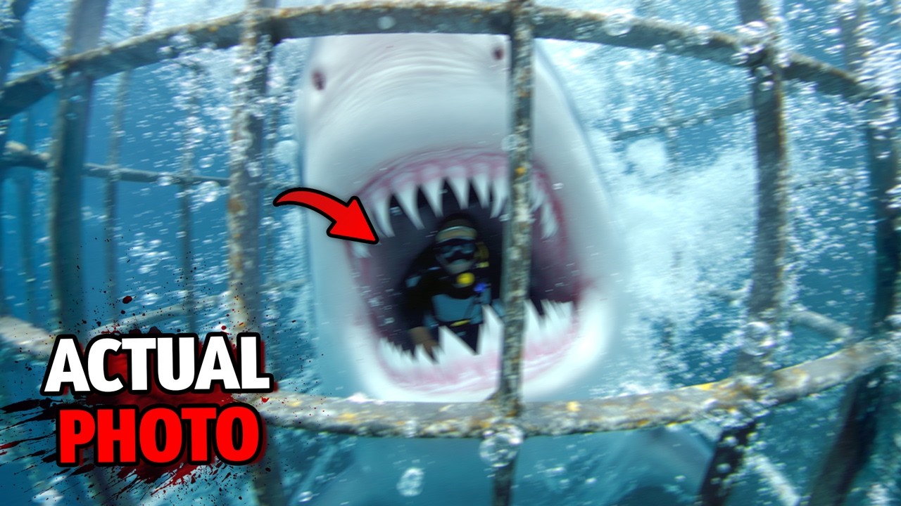 Great White Shark BREAKS INTO Dive Cage and KILLS Diver in Mexico on ...