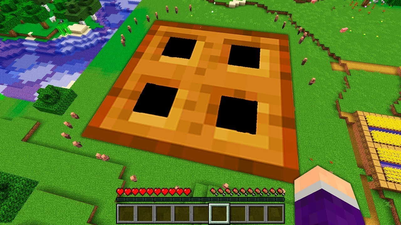 Where does lead this SUPER BIGGEST TRAPDOOR in Minecraft ? MOST ...