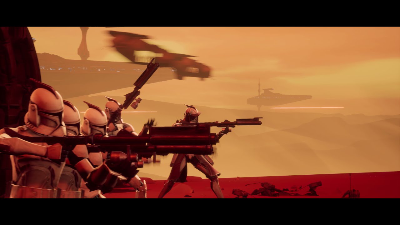 SWR - 414th Clones progressing on Geonosis - YouTube