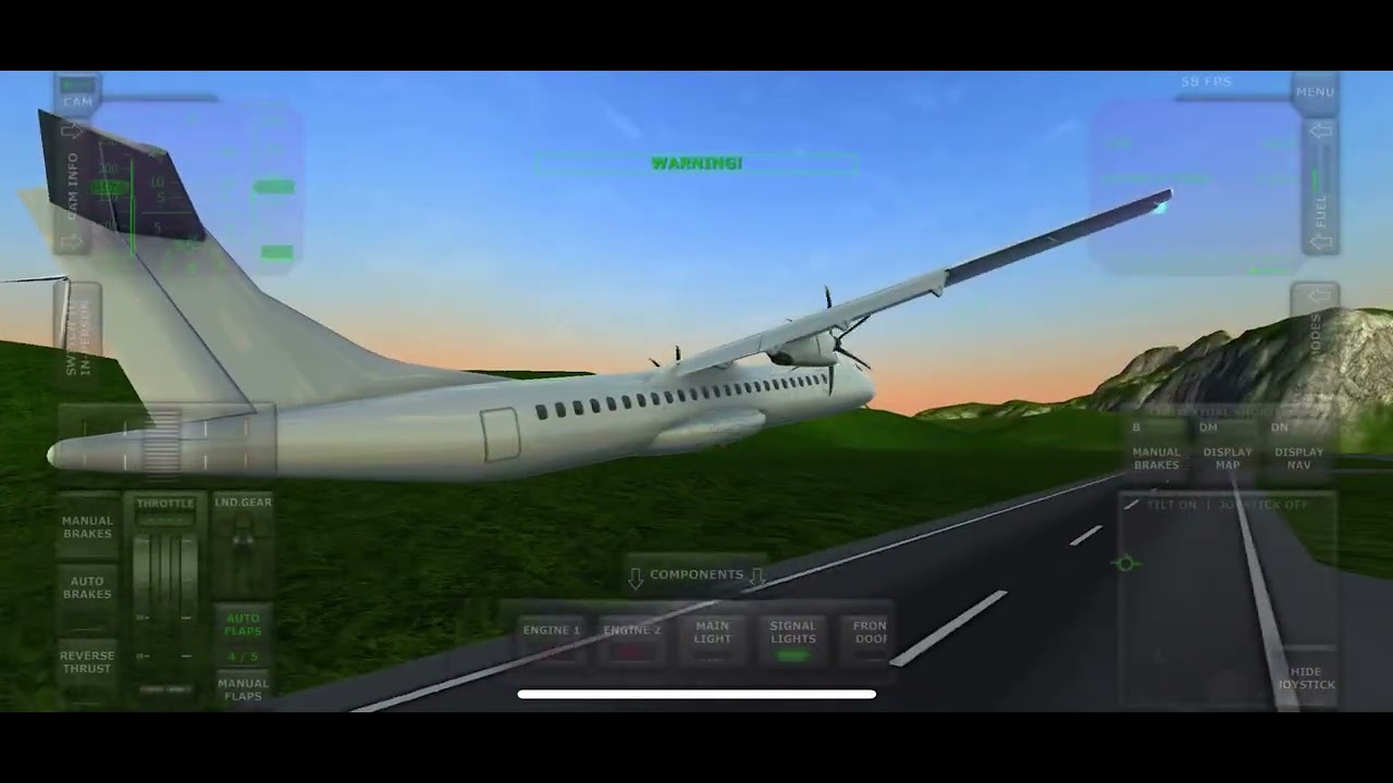 How to fly and plane ️ without engines in Turboprop flight simulator ...