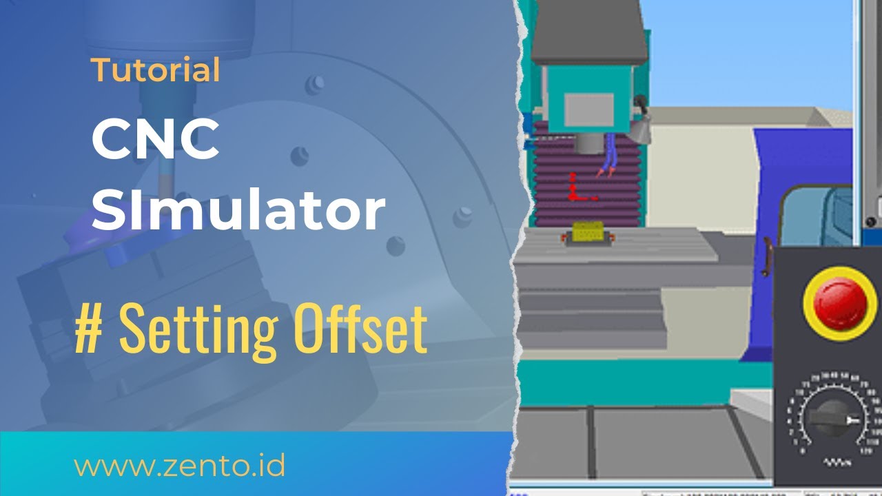 Training Cnc Fanuc Setting Offset Youtube