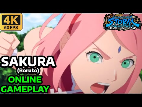 NEW Sakura (Boruto) GAMEPLAY! ONLINE Matches! [4K 60fps] Ultimate Ninja STORM CONNECTIONS
