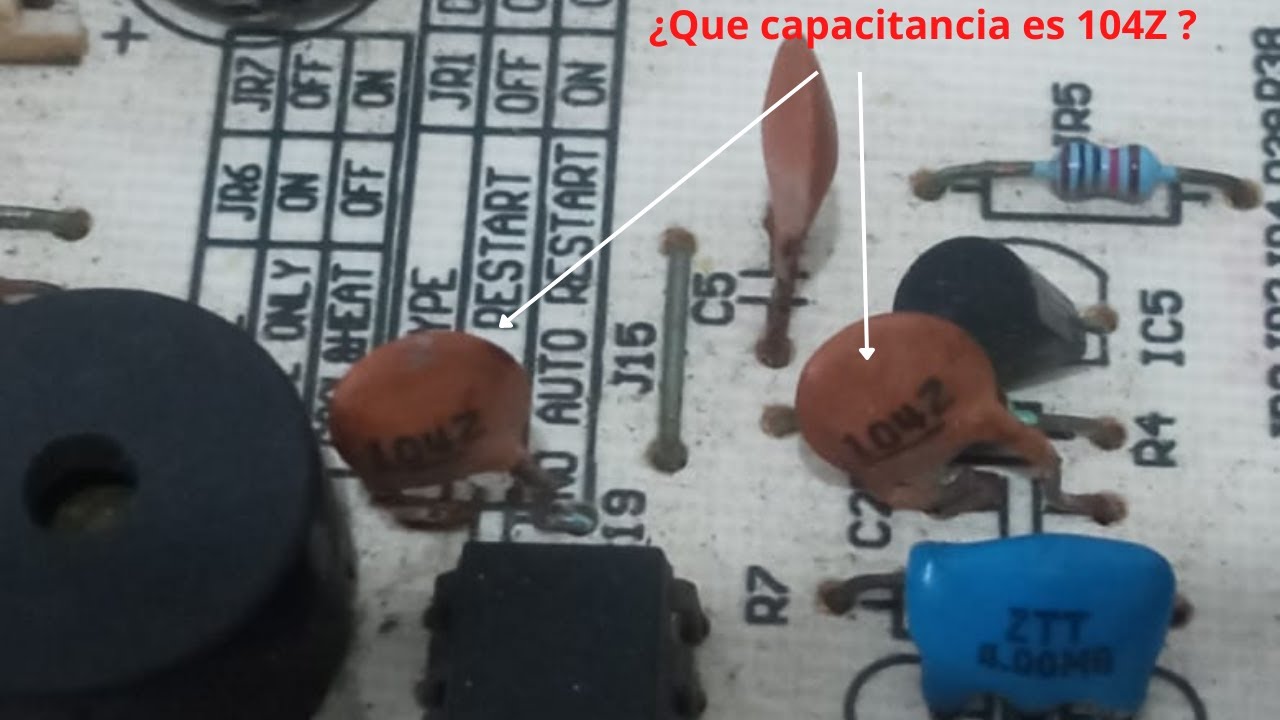 Como medir el valor de un CAPACITOR CERAMICO tipo lenteja con ...
