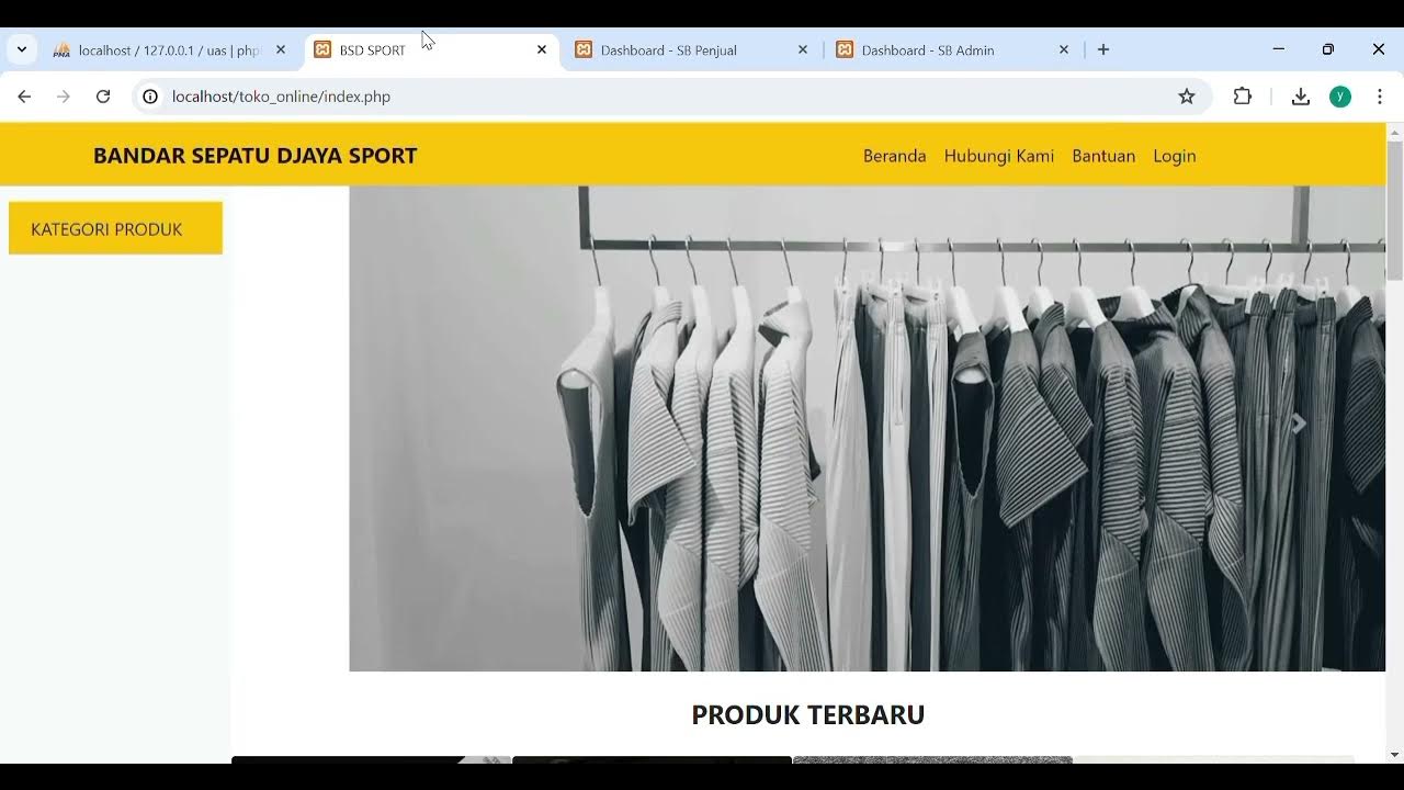 Aplikasi Web Sederhana Toko Online Sepatu Berbasis PHP #kelompok5 - YouTube