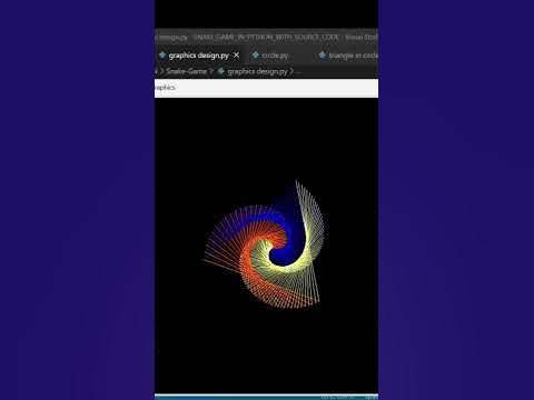 Triangle design using Python py turtle #shorts #shortsfeed #shortsvideo #coderjey #jeydurgasshre ...