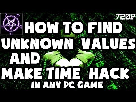 How to find Unknown Values / Time Cheat in any PC Game