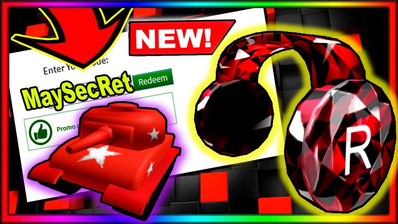 *MAY 2020* ALL ROBLOX PROMO CODES ON ROBLOX! Secret Working Roblox ...