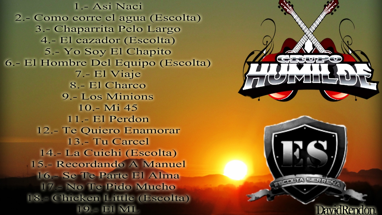 Grupo Humilde y Escolta Sierreña (El ML) - YouTube