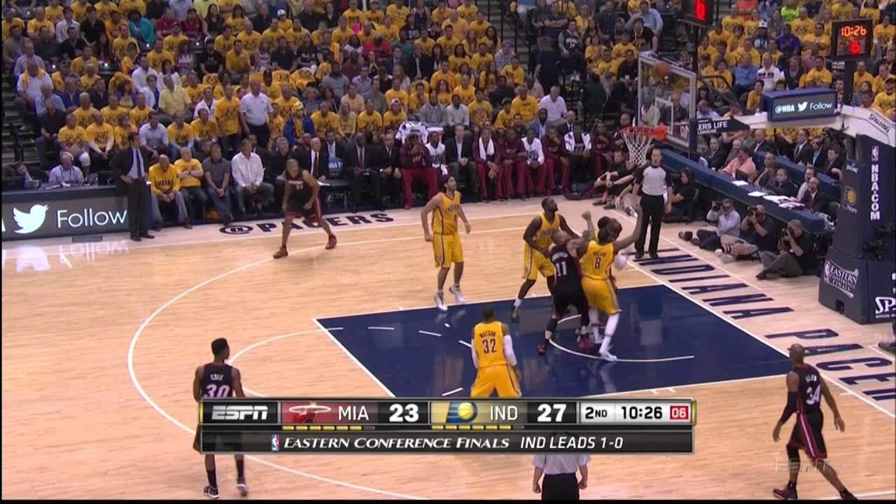 May 20, 2014 - ESPN - Playoffs East Conf Finals Game 02 Miami Heat ...