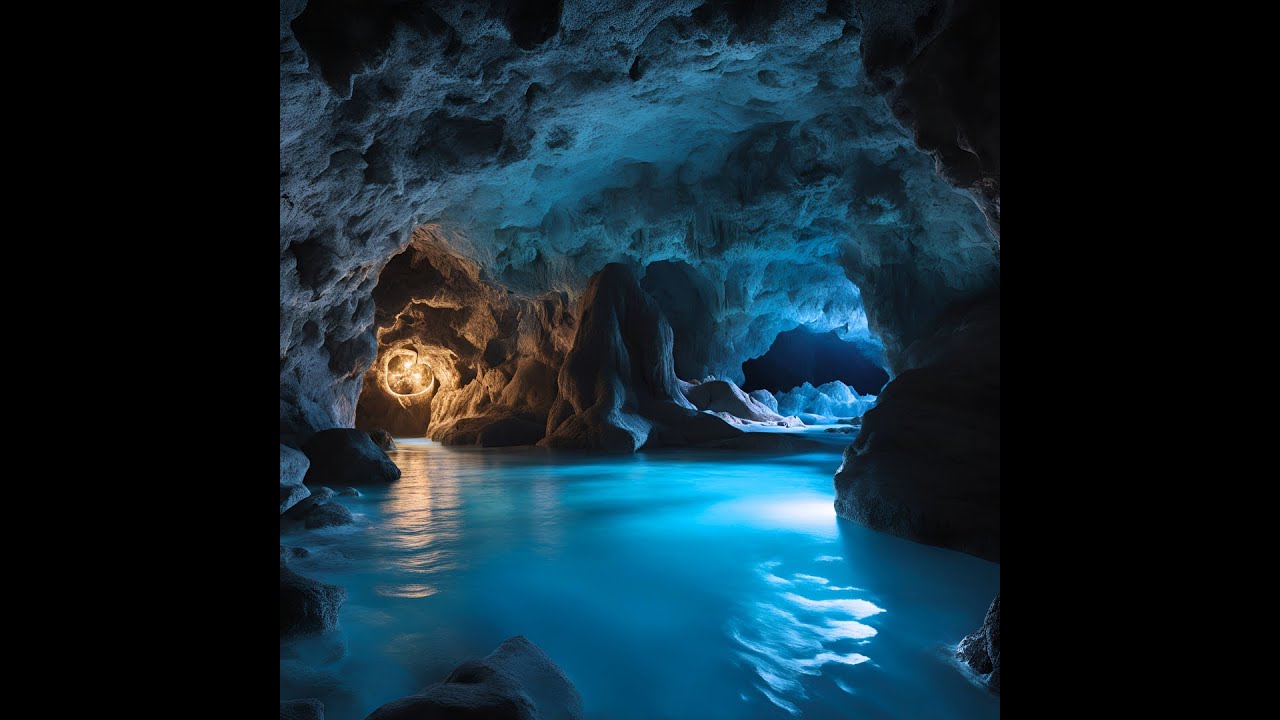 Enchanted cave - Deep relaxing calming healing ambiant music - YouTube