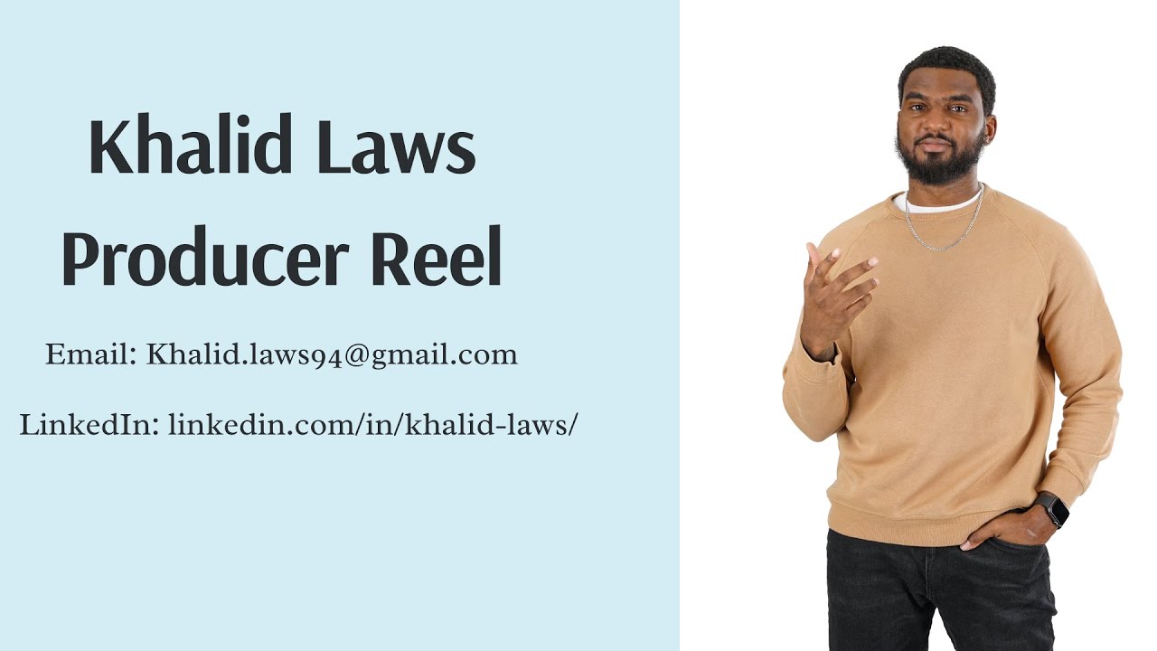 Khalid Laws Producer Reel - YouTube