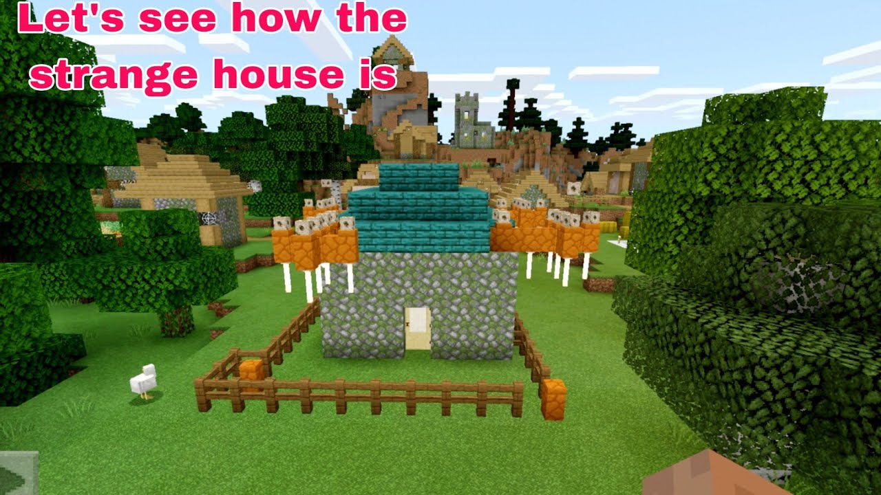 minecraft|Let's see how the strange house is - YouTube