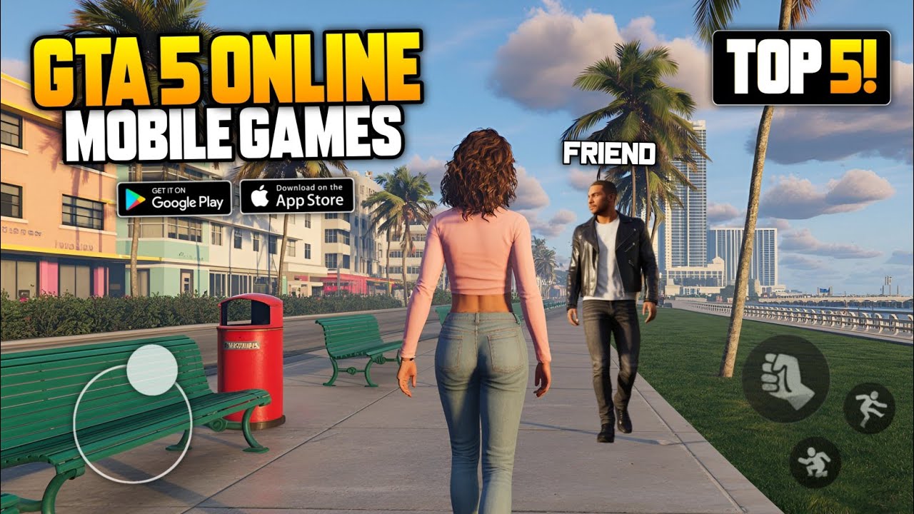 🚀 TOP 5 Best GTA 5 Online Games for Mobile 2025 (Android/iOS) – Massive ...
