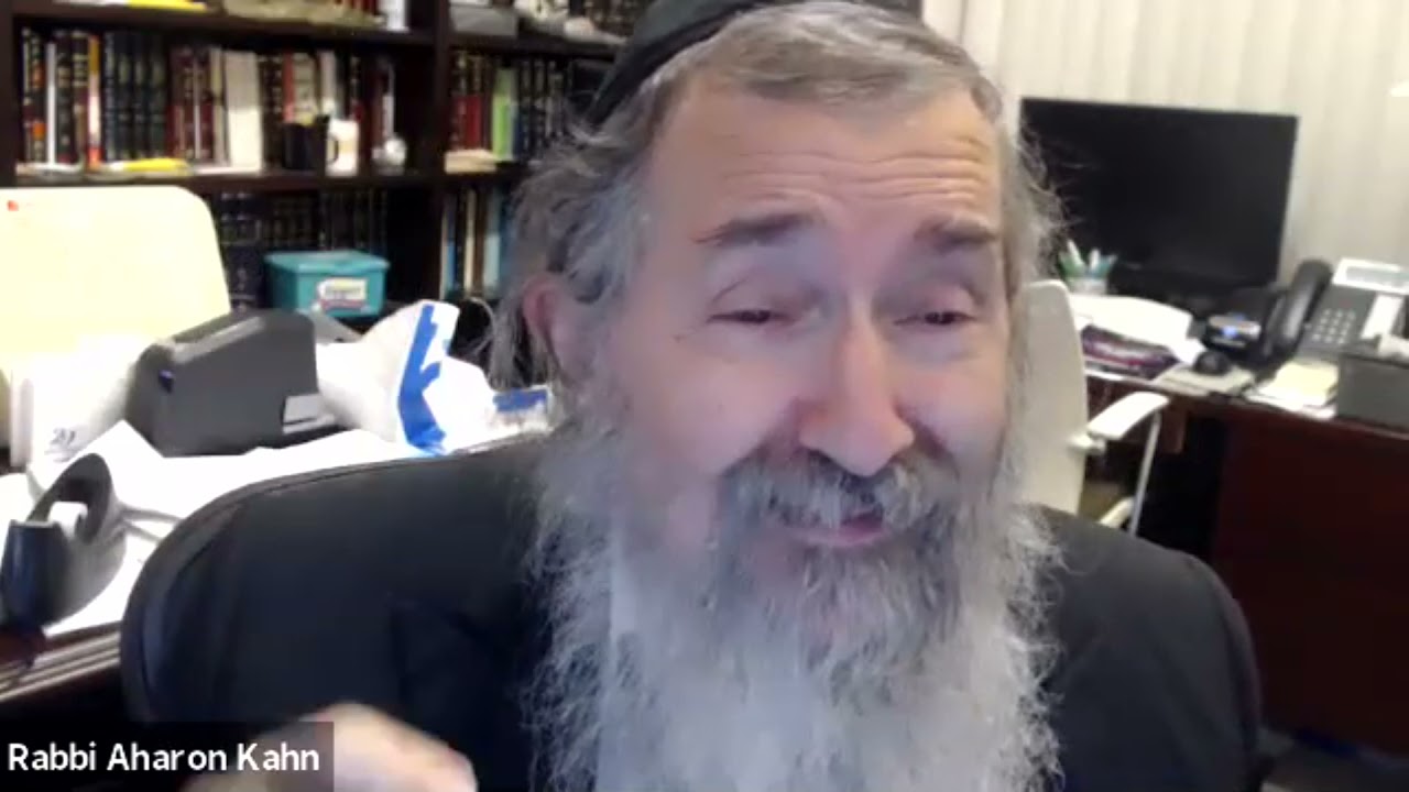 Rabbi Aharon Kahn, Hoshana Rabbah, Sunday, September 26, 2021 - YouTube