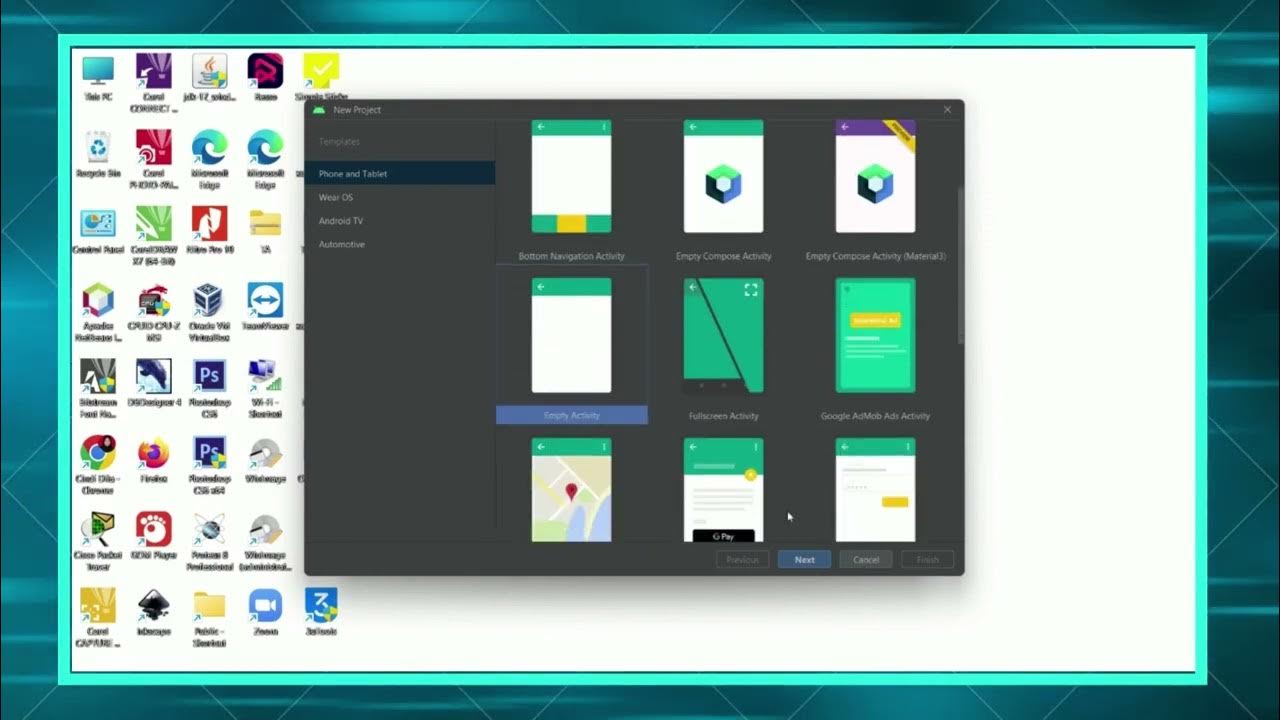 Proses Installasi Android Studio, Proses Membuat AVD, Menjalankan Android Emulator - YouTube