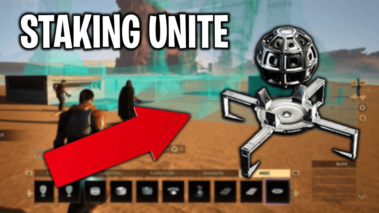 How To Place Staking Units In Dune Awakening! - YouTube