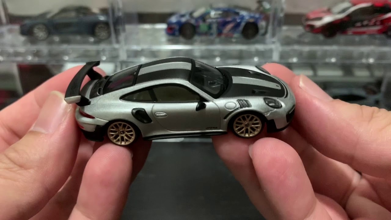 MINI GT ミニGT Porsche 911 保時捷 GT2 RS Weissach Package GT Silver Metallic ...