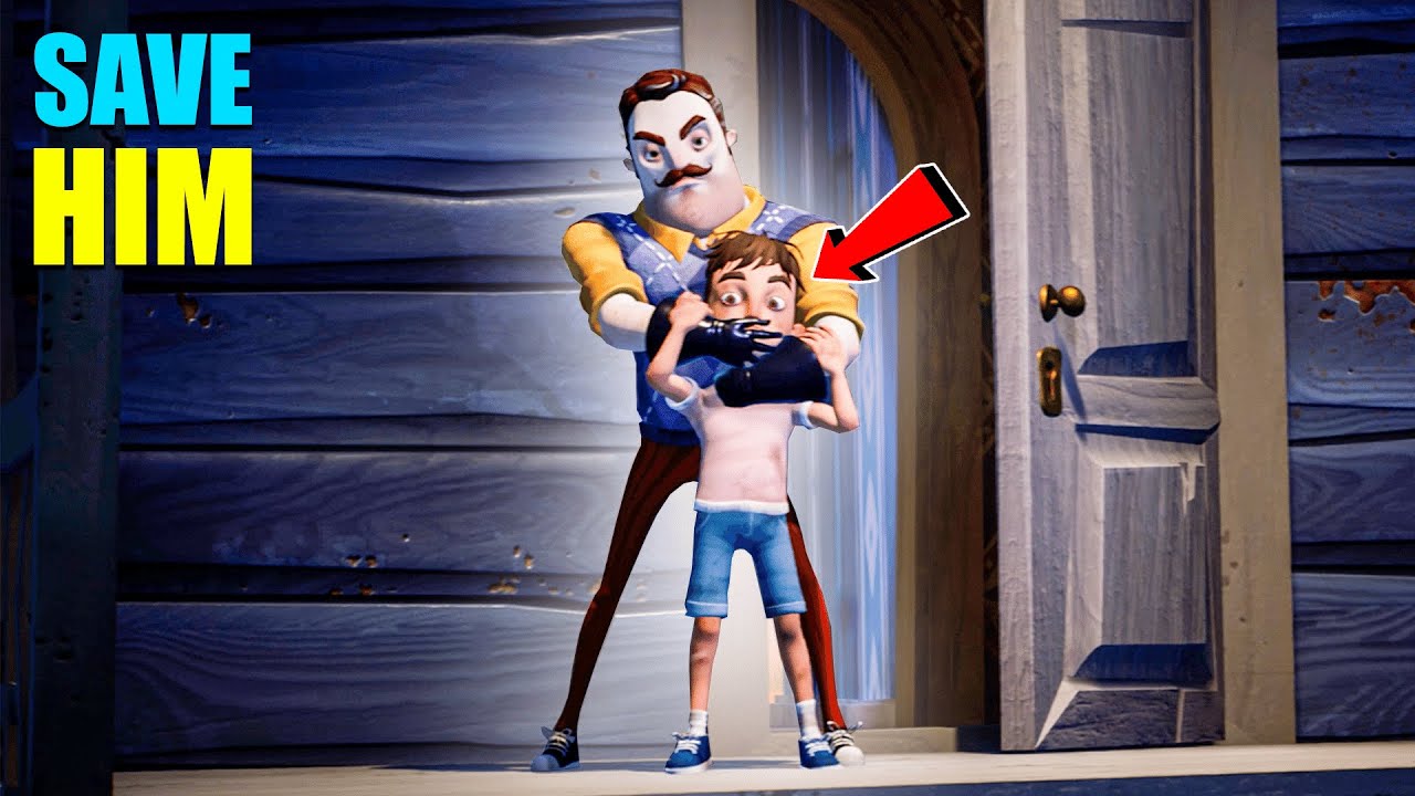 CAUGHT MY NEIGHBOUR KIDNAPPING KIDS | Hello Neighbor 2 | Full Hindi ...