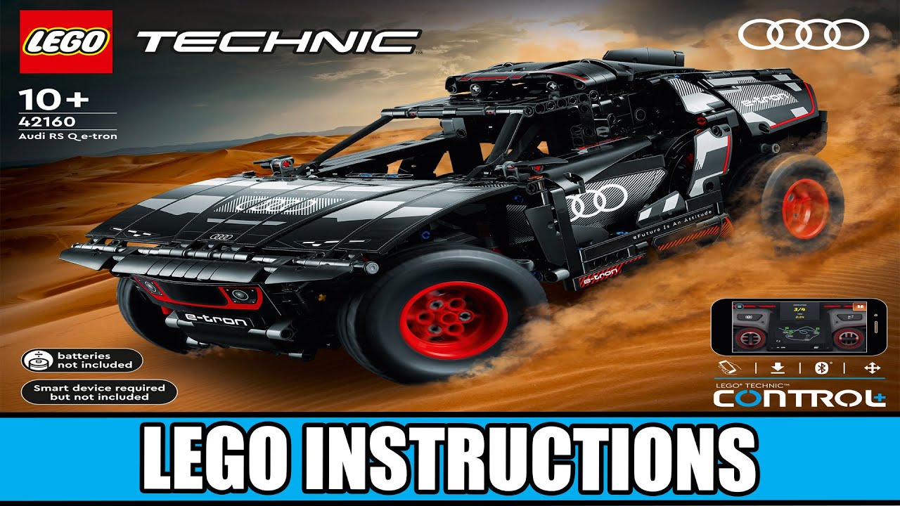LEGO Instructions | Technic | 42160 | Audi RS Q e-tron - YouTube