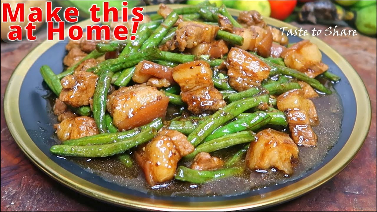Easy Pork Sitaw Adobo Recipe - A Twist on the Classic Dish - YouTube