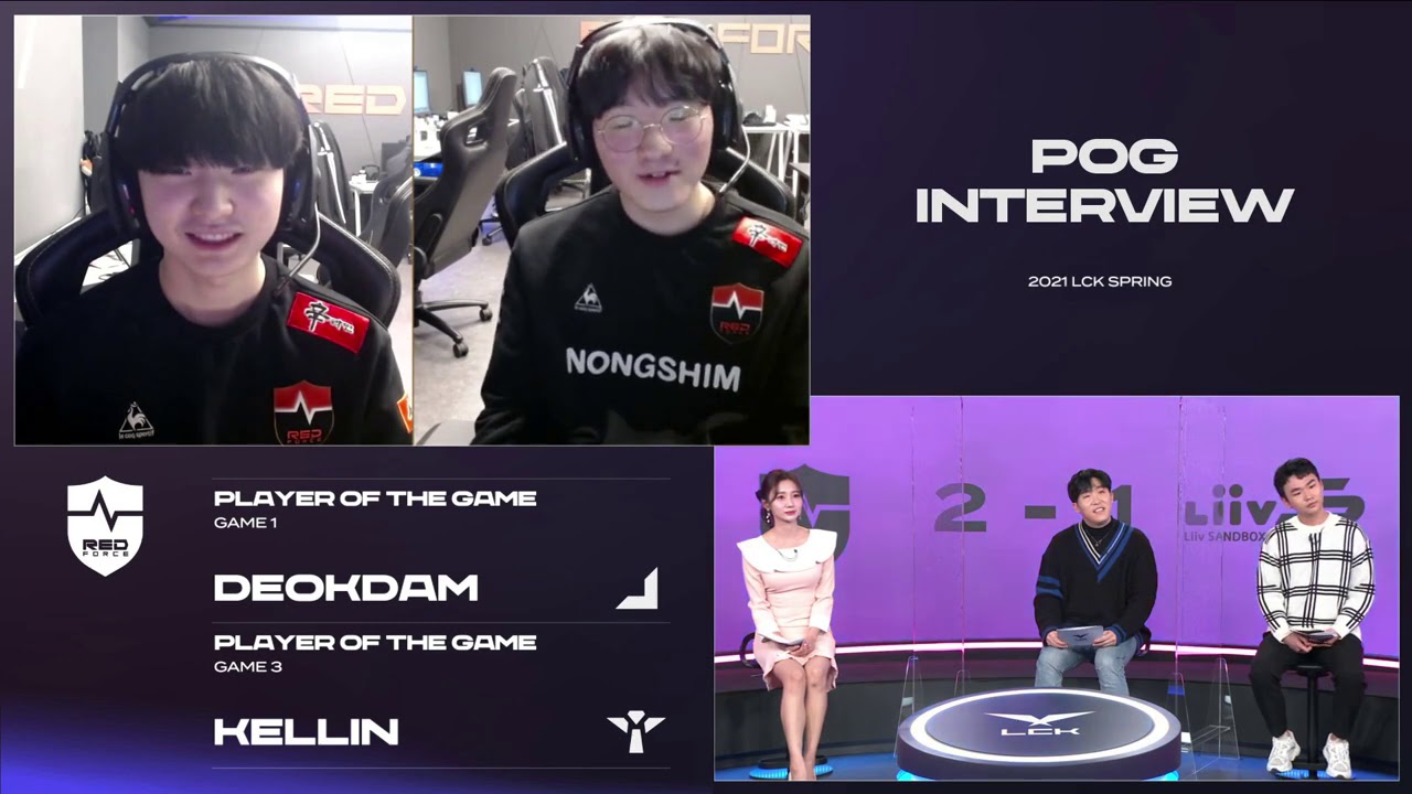 Interview with deokdam, Kellin | NS vs. LSB H/L 01.14 | 2021 LCK Spring Split - YouTube