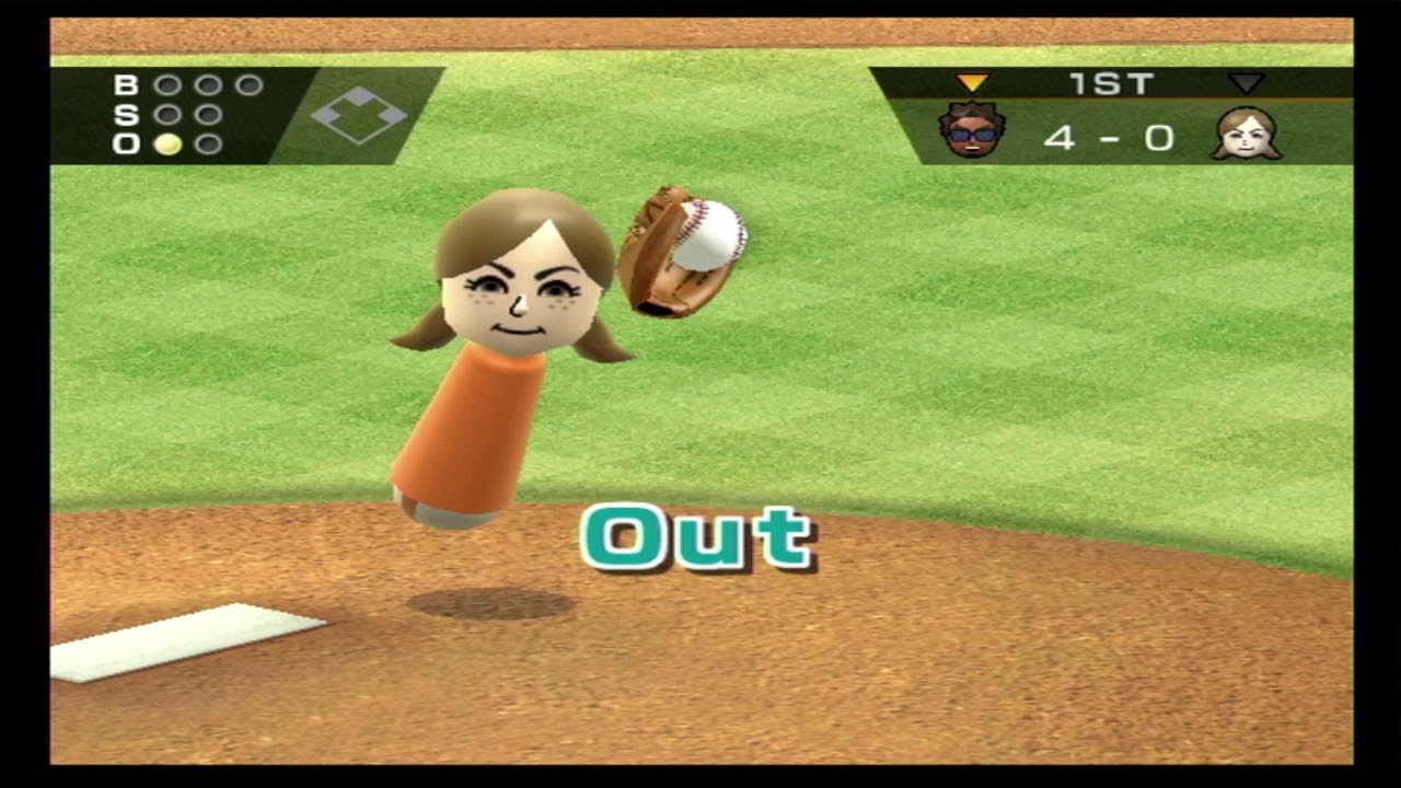Wii Sports Baseball Alex Wayne vs Lucía - YouTube