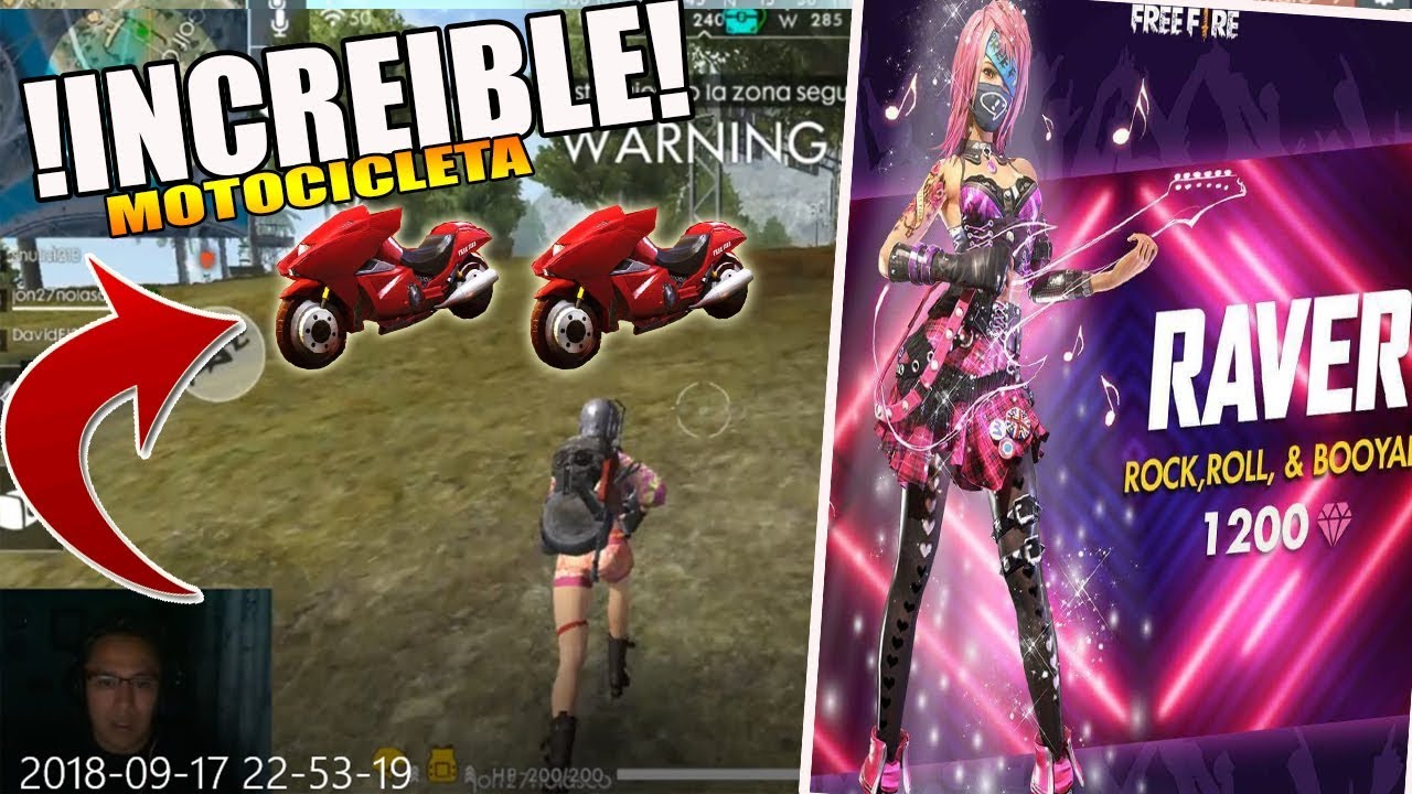 ¡ES INCREIBLE LA NUEVA MOTOCICLETA DE FREE FIRE ! NUEVOS ACCESORIOS Y ...