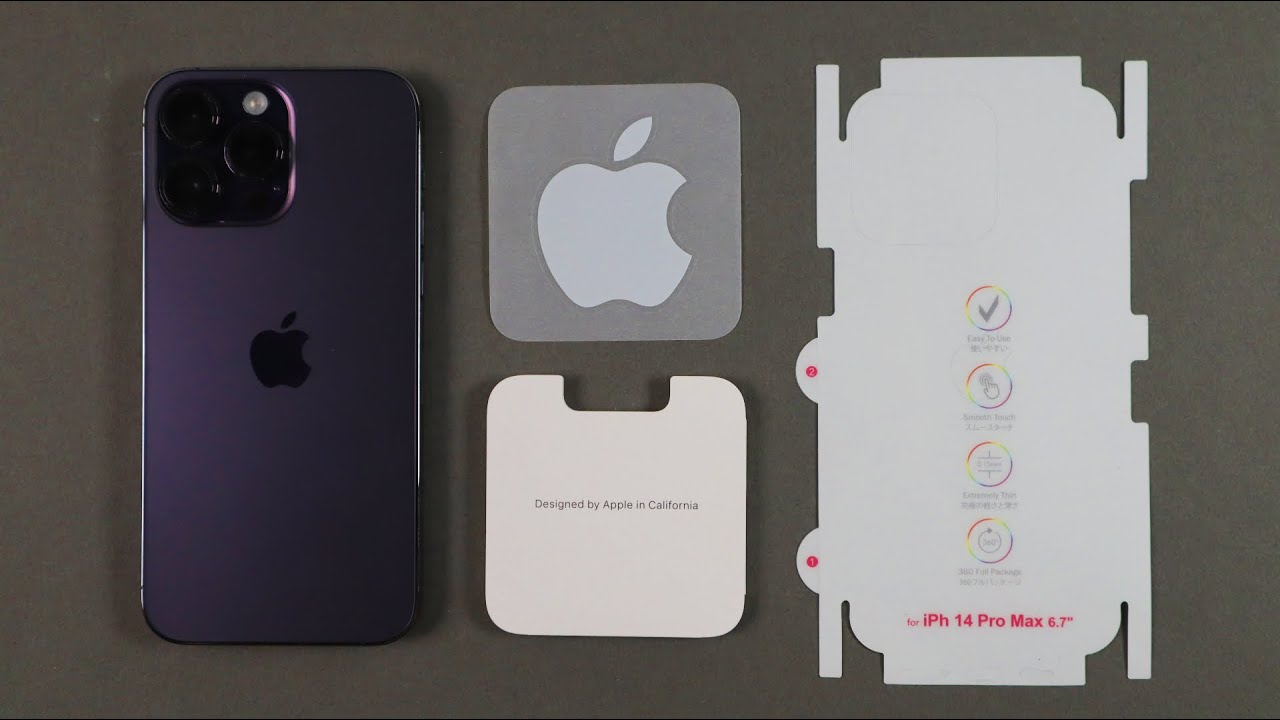 ASMR | The Most Suitable iPhone 14 Pro Max Back Skin Protector Membrane ...