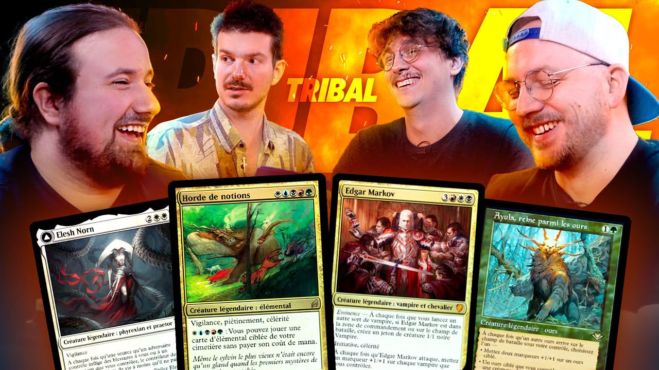 Bataille de deck tribal avec Alvar de Magic c'est Chic｜Commander multi Magic - YouTube