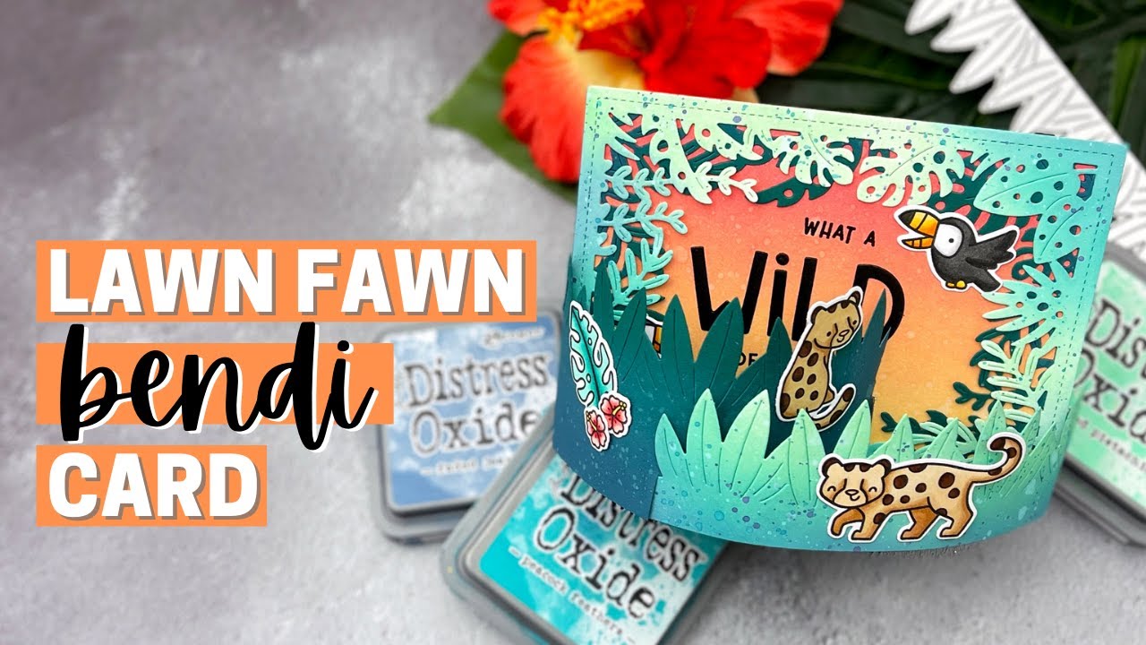 Interactive Bendi Card - Lawn Fawn - YouTube