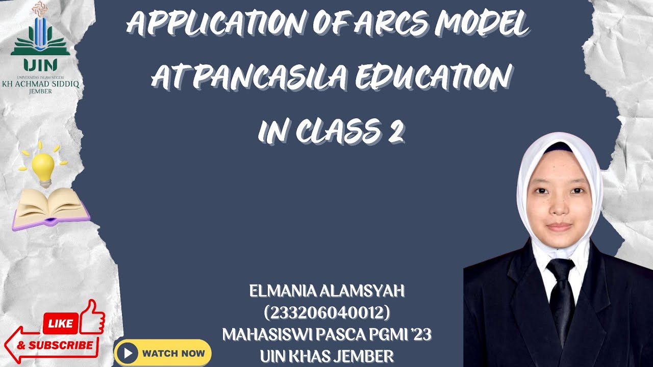 Video Pembelajaran Model ARCS Pada Pembelajaran Pendidikan Pancasila ...