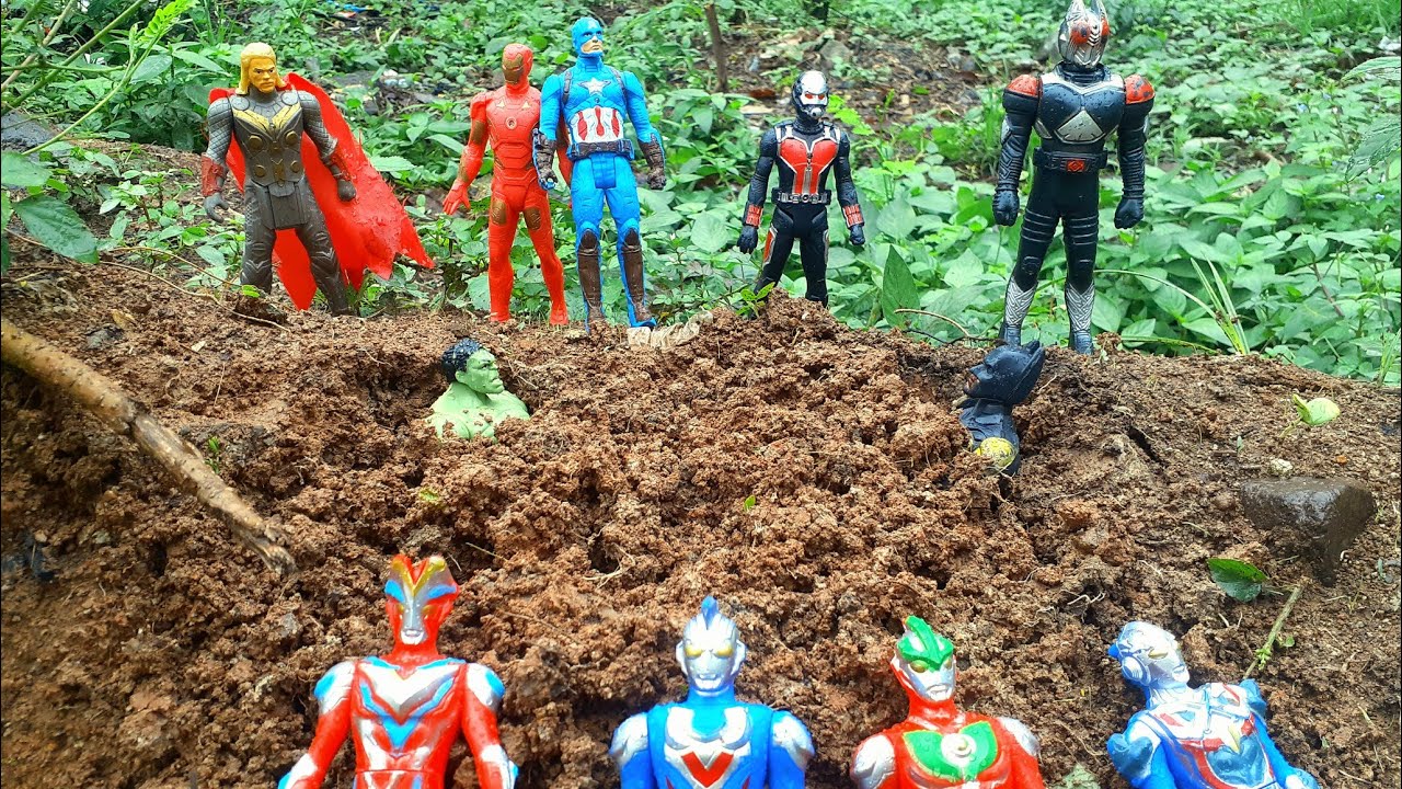 Mencari dan Menemukan mainan Ultraman | Ultraman Baru | Avengers | Hulk ...