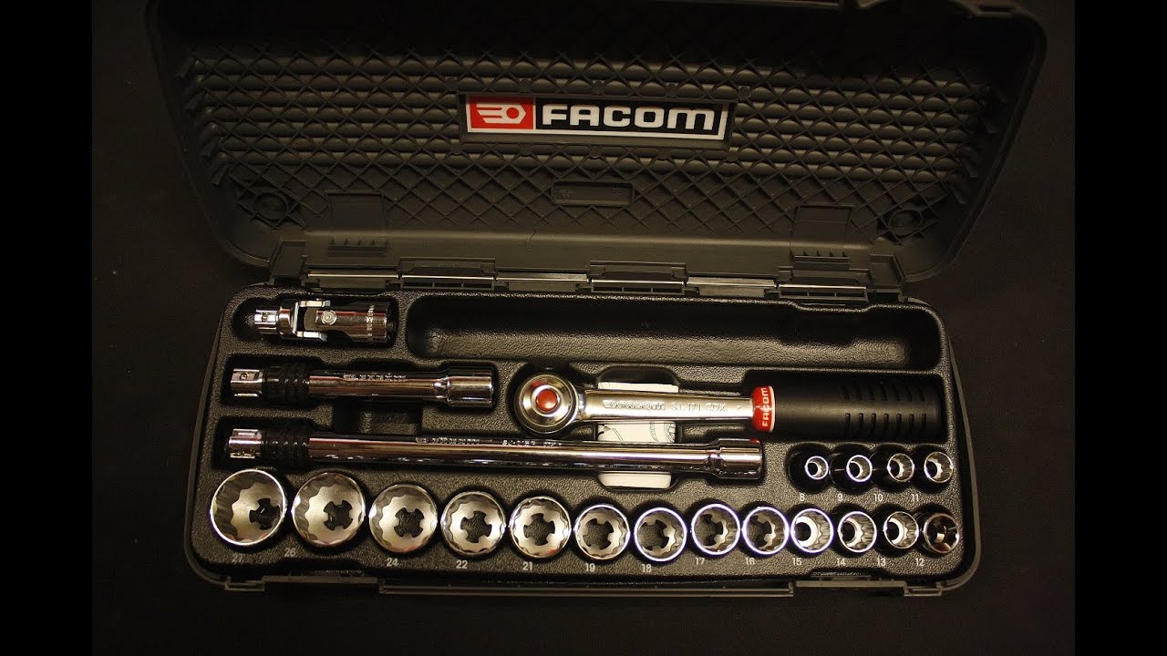Facom CDX socket and French locking extensions - YouTube