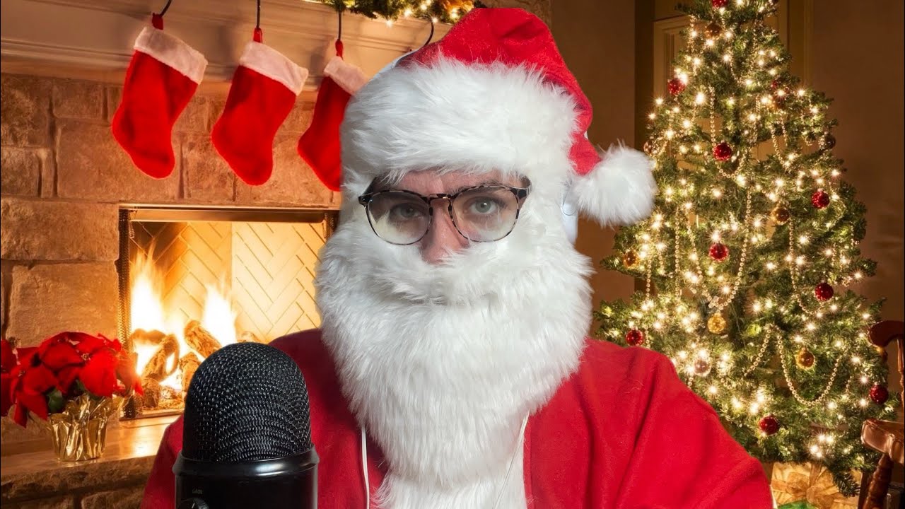 Santa Claus Tries ASMR - YouTube