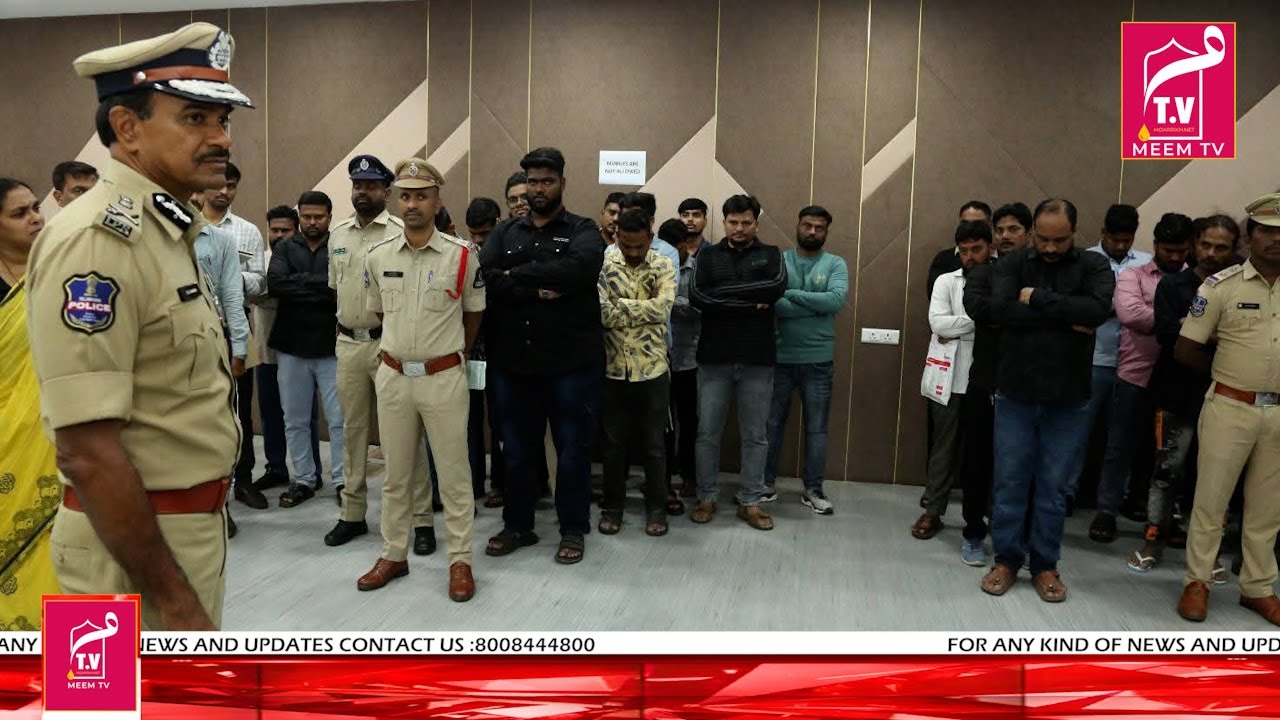 Hyd Police Chief C.V. Anand Holds Executive Court, Warns 11 Criminal ...